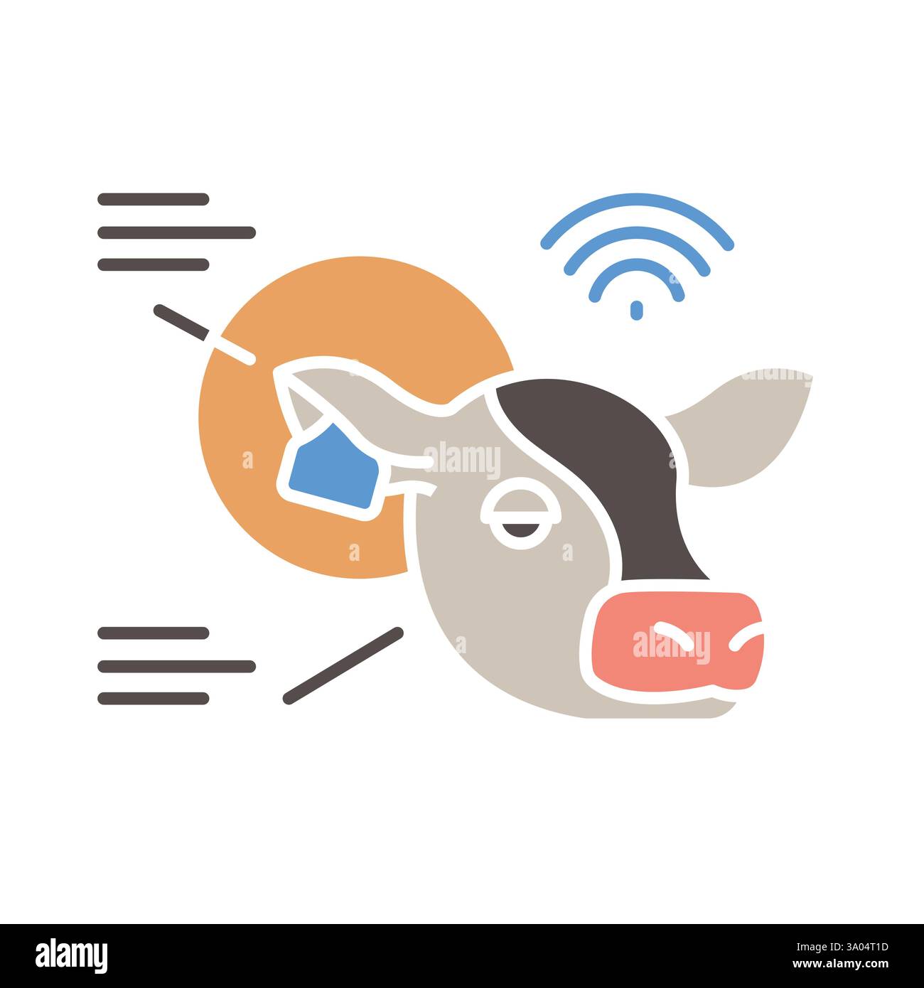 Rfid identification flat icon hi-res stock photography and images - Alamy
