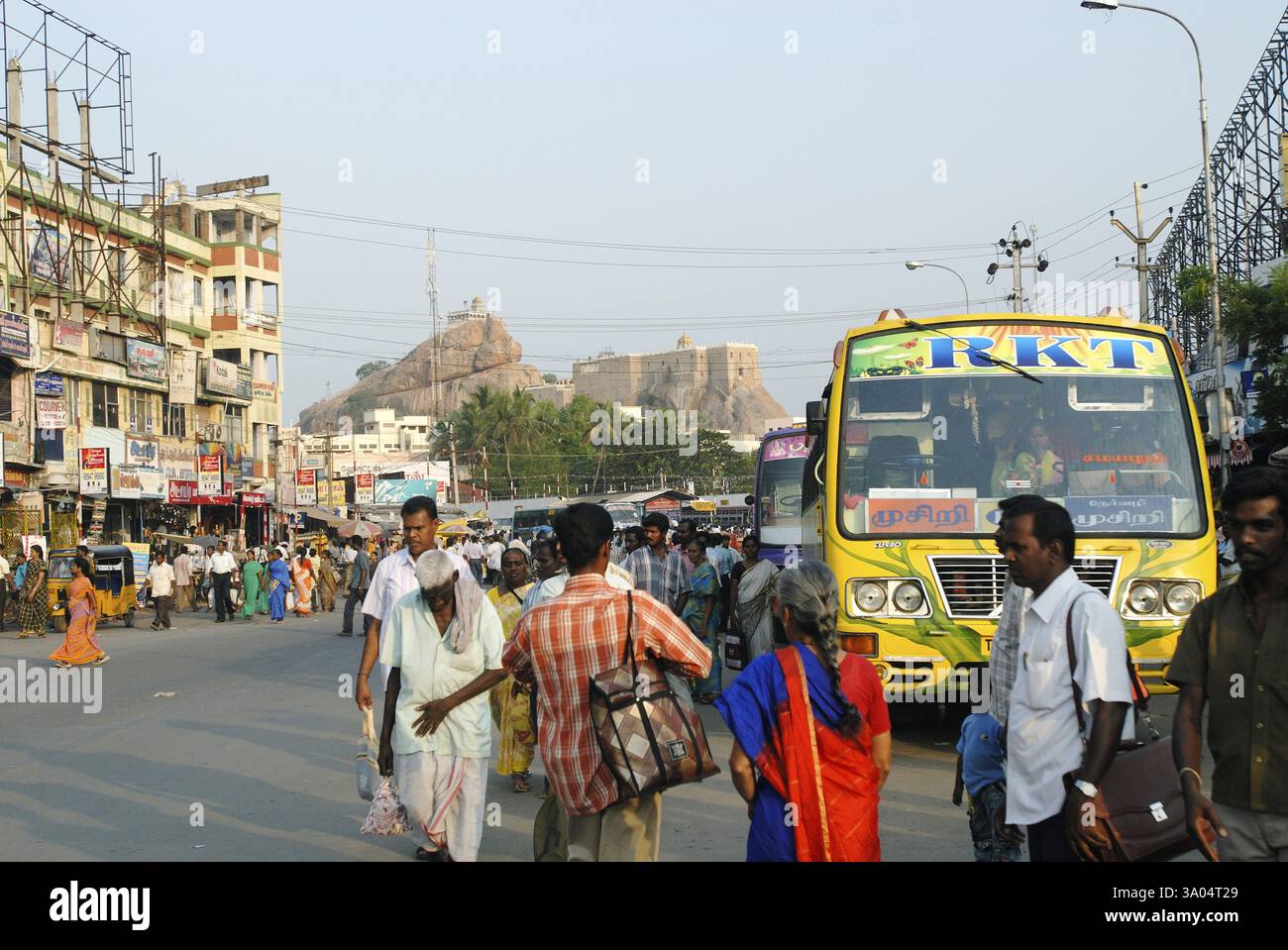 Rockfort temple complex, Tiruchirappalli city also known as Tricht or ...