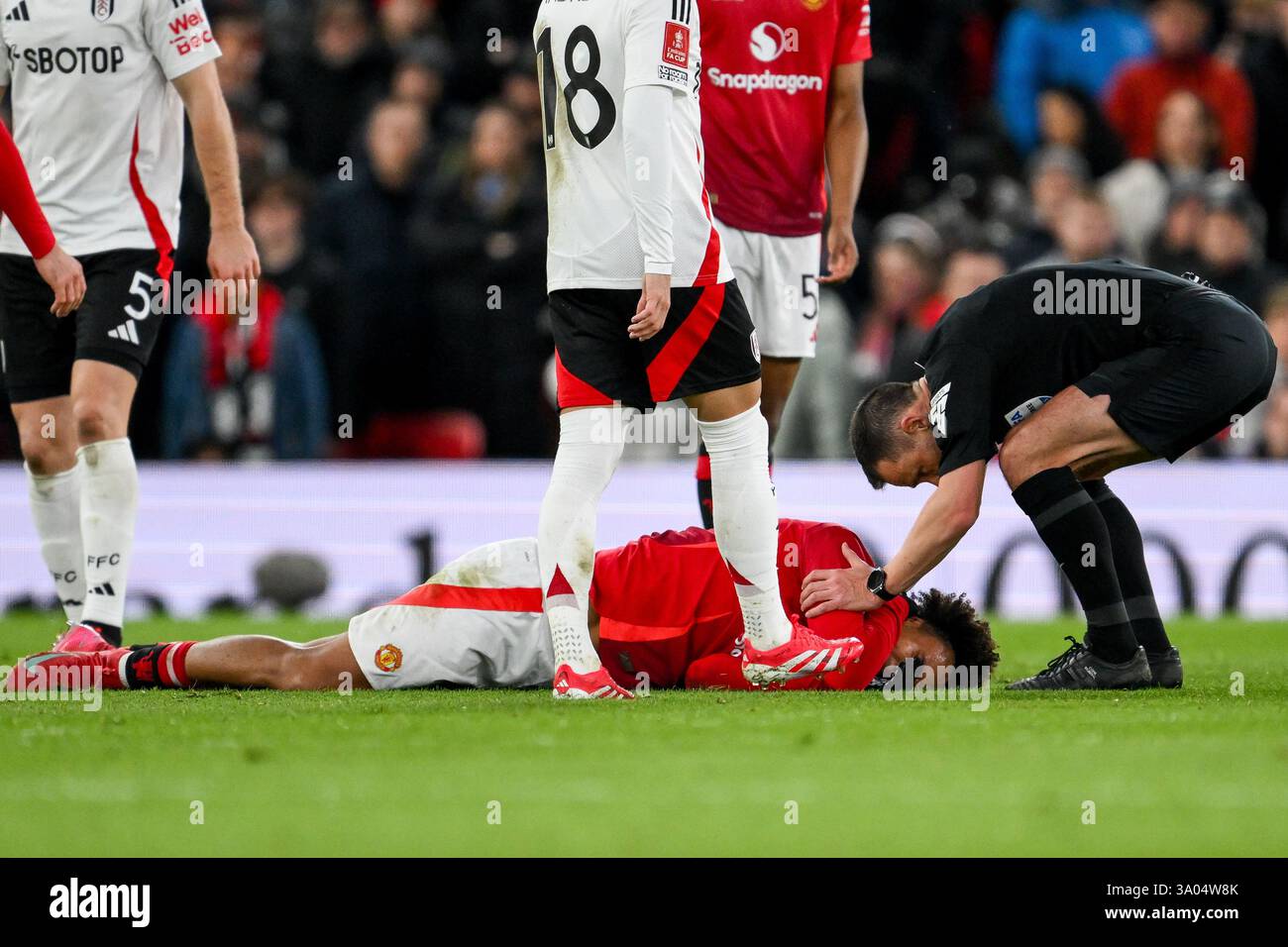 Manchester, UK. 02nd Mar, 2025. Joshua Zirkzee of Manchester United ...