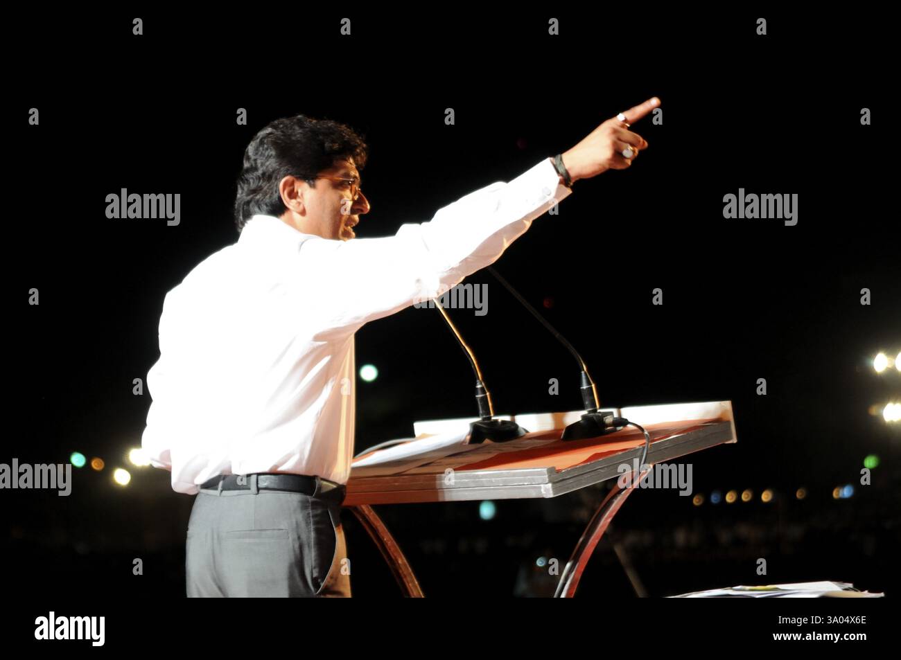 Maharashtra Navnirman Sena leader Raj Thackeray NO MR Stock Photo - Alamy
