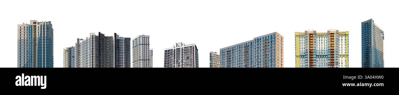 Construction apartment block in Cut Out Stock Images & Pictures - Alamy