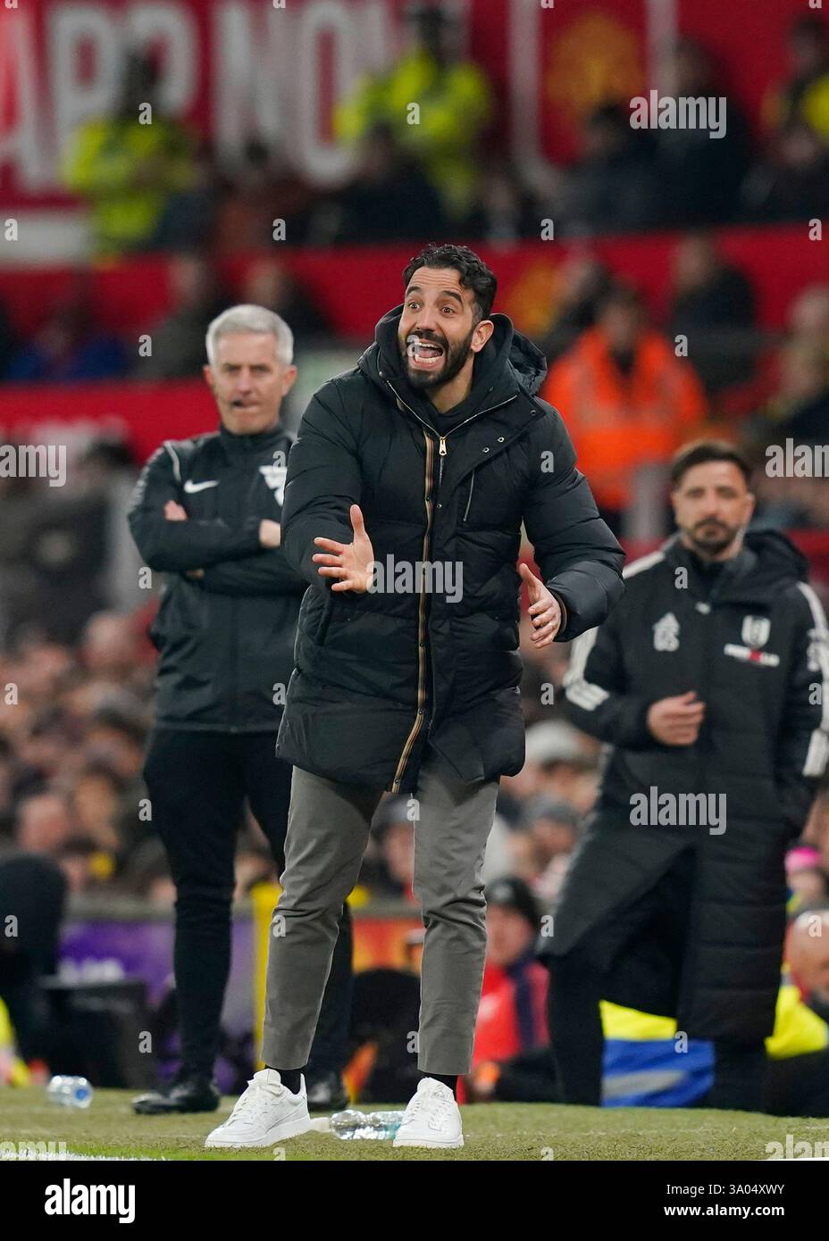 Manchester, UK. 2nd Mar, 2025. Ruben Amorim manager of Manchester ...