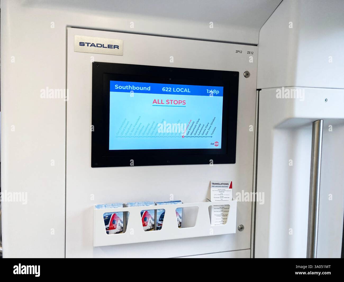 Train information display system hi-res stock photography and images ...