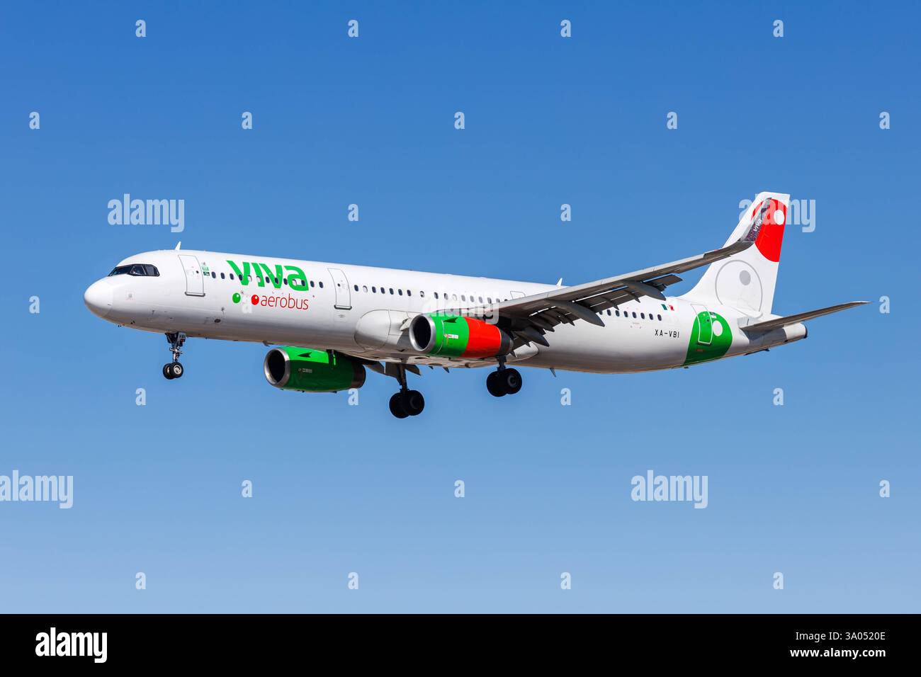Viva Aerobus Airbus A321 Flugzeug Flughafen Las Vegas in den USA Las ...
