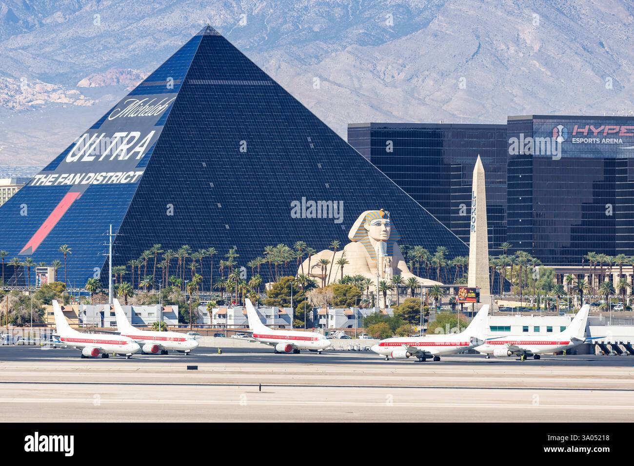 Janet Airlines EG&G Boeing 737-600 Flugzeuge Flughafen Las Vegas in den ...