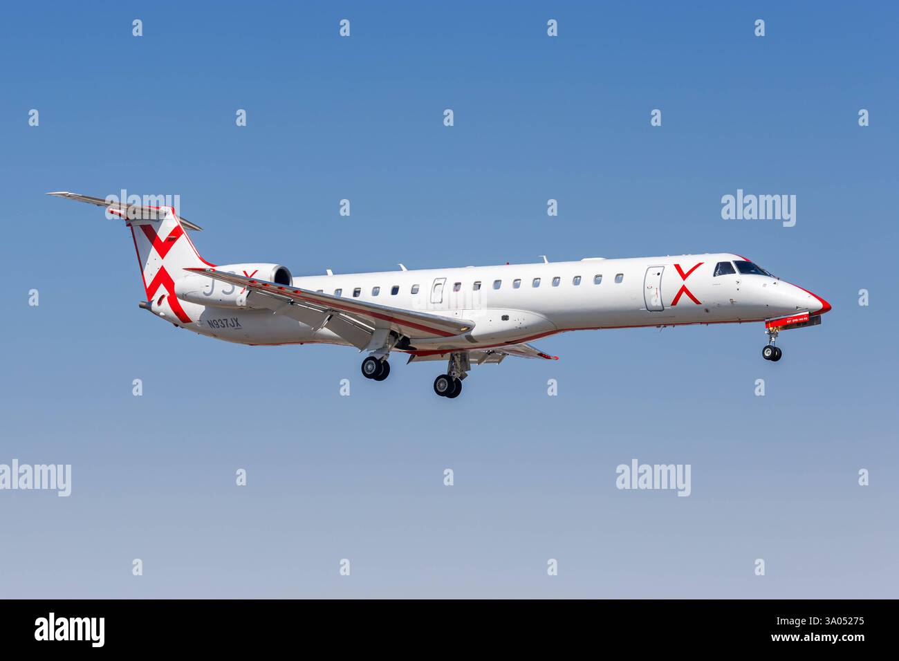 JetSuiteX Embraer 145 Flugzeug Flughafen Burbank in den USA Burbank ...