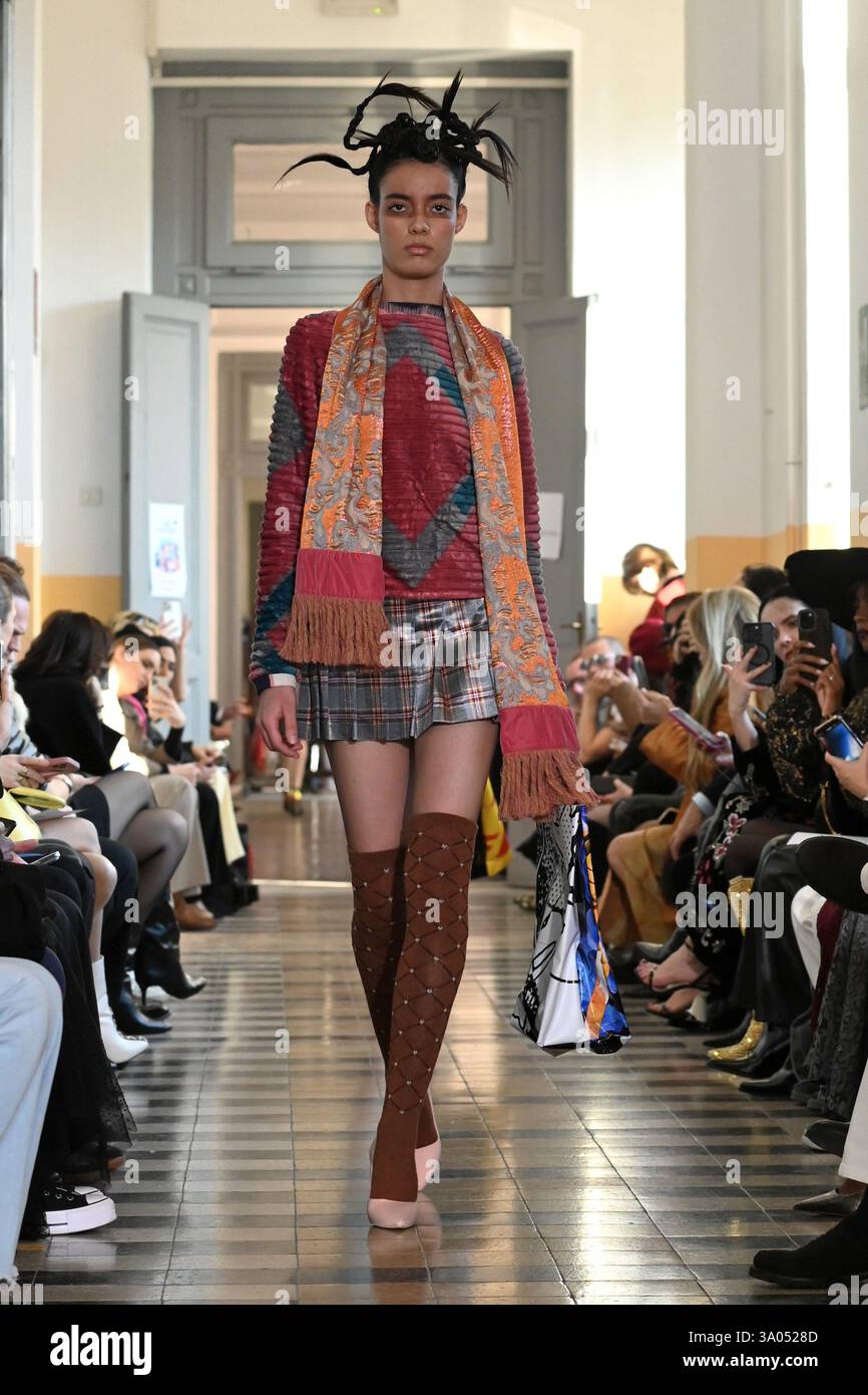 Milan, Italy. 02nd Mar, 2025. Women's Fashion, Fall/Winter 2025 ...
