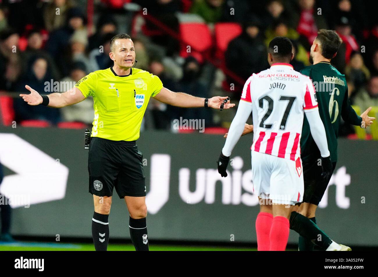 Aalborg, Denmark. 02nd Mar, 2025. AaB moeder FC Koebenhavn i ...