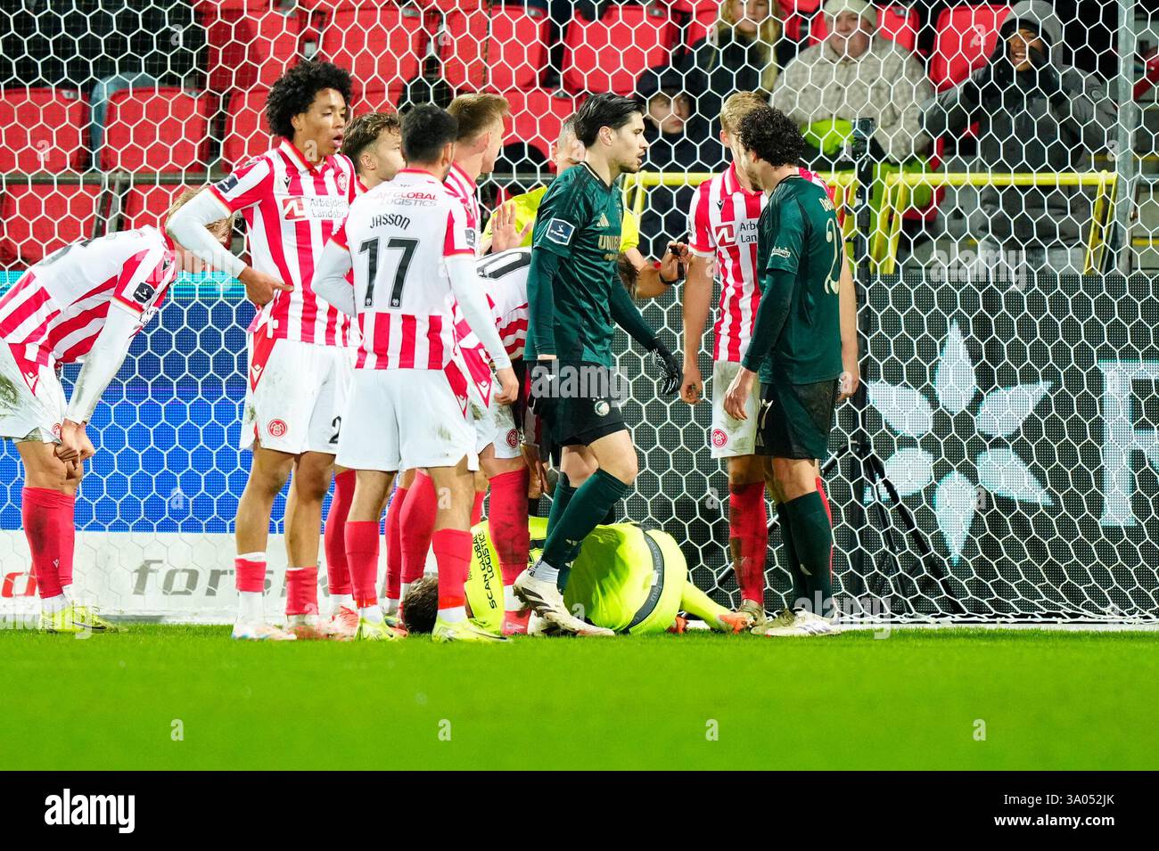 Aalborg, Denmark. 02nd Mar, 2025. AaB moeder FC Koebenhavn i ...