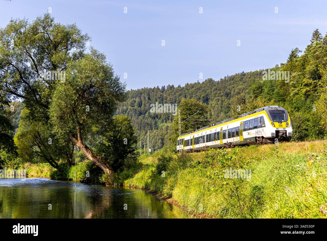 Regionalbahn Zug der Deutsche Bahn DB Regio vom Typ Bombardier Talent 2 ...