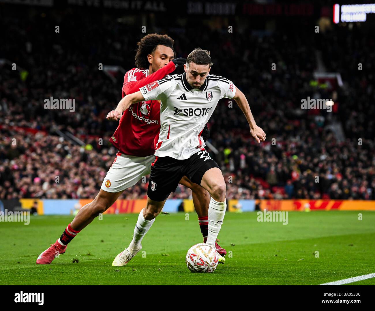 Old Trafford, Manchester, UK. 2nd Mar, 2025. FA Cup Fifth Round ...
