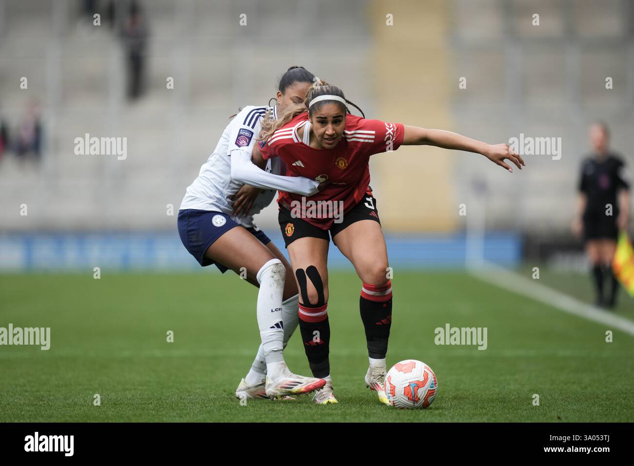 UK. 02nd Mar, 2025. Manchester United Women v Leicester City Women ...