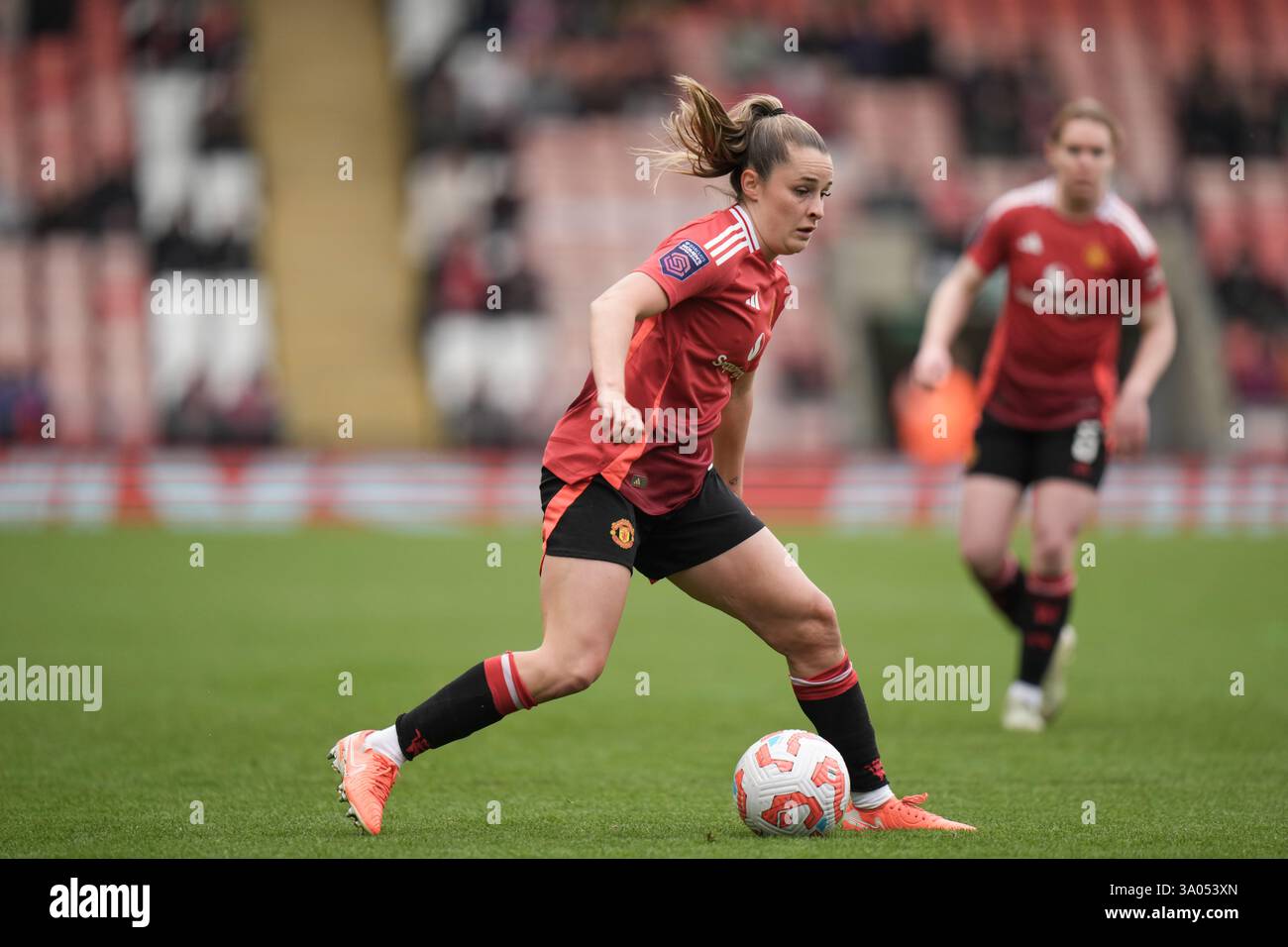 UK. 02nd Mar, 2025. Manchester United Women v Leicester City Women ...