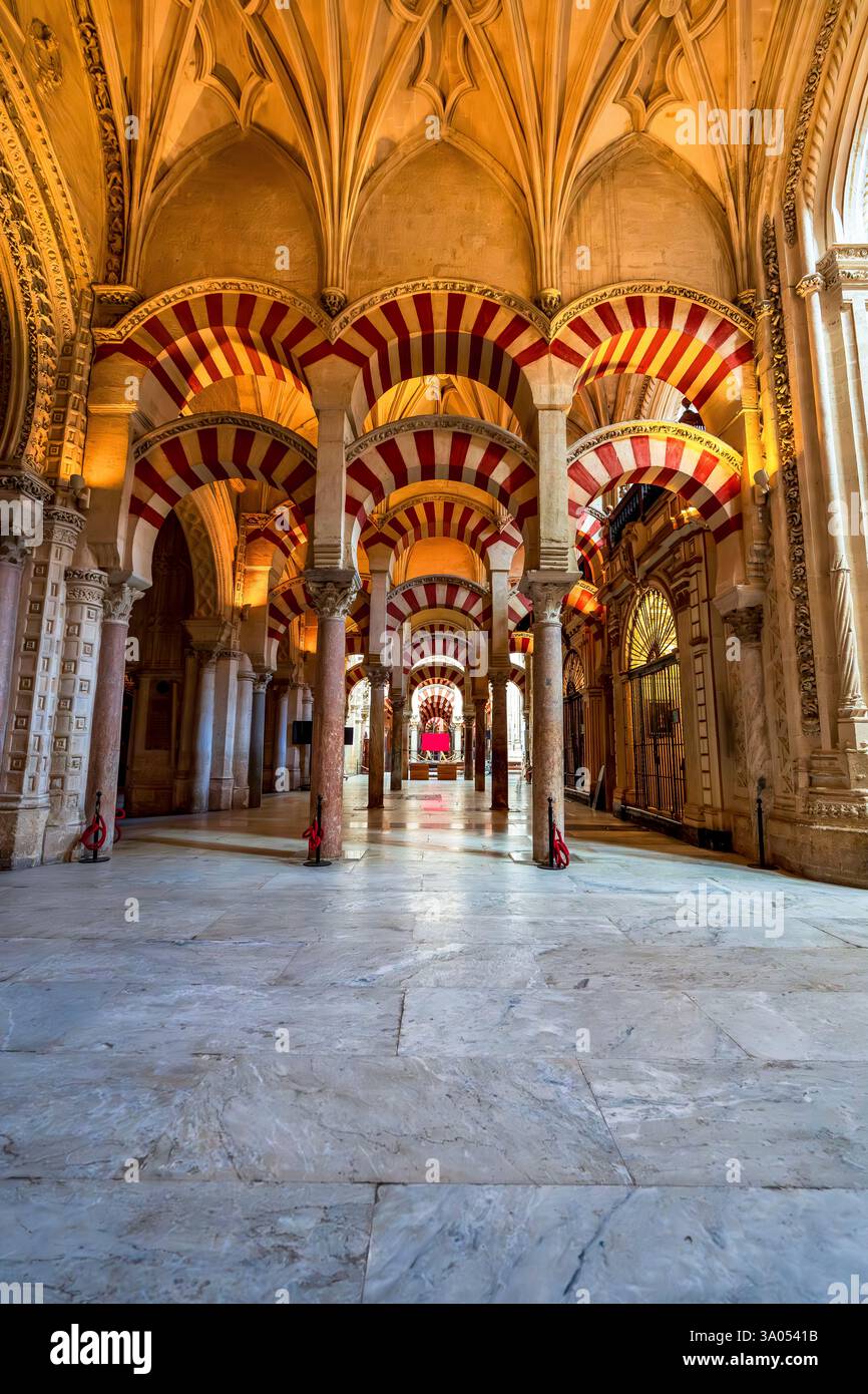Great Mosque of Córdoba from the 8th Century featuring Moorish Arches ...