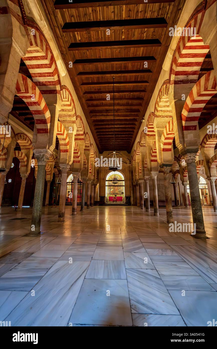 Great Mosque of Córdoba from the 8th Century featuring Moorish Arches ...