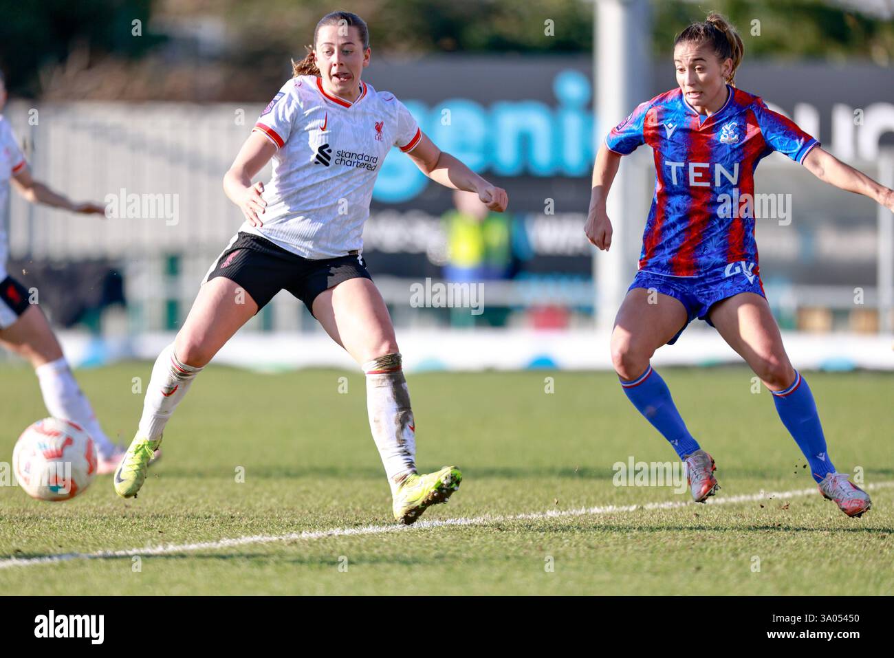 VBS Community Stadium, England, March 2 2025: Liverpool attack the ...
