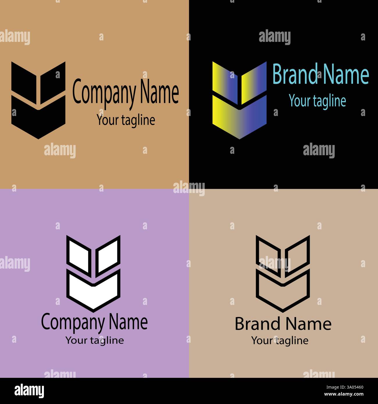 Professional Unique Latest logo design with different designs of the ...