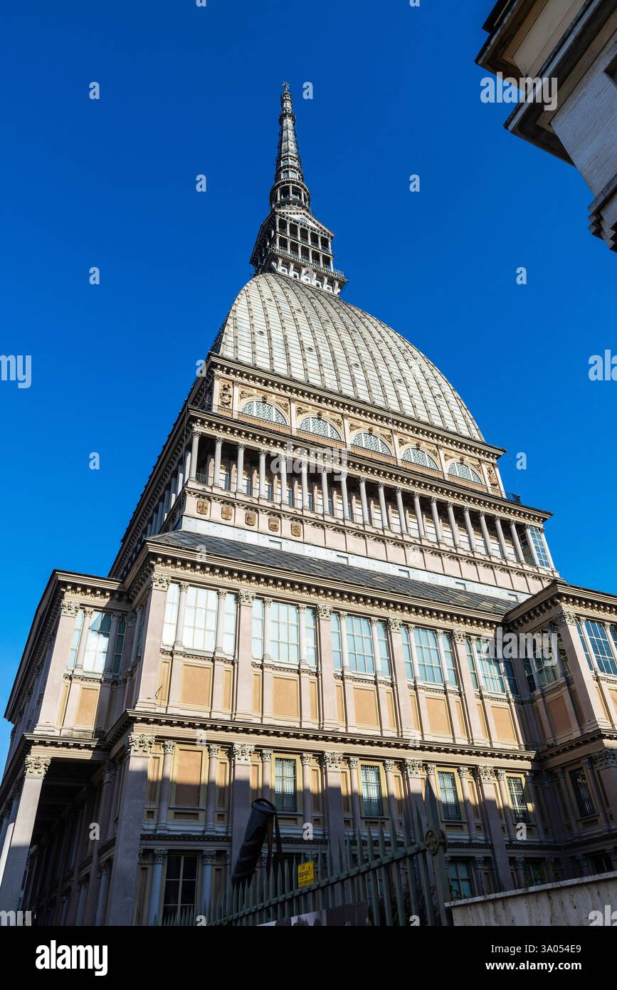 The Mole Antonelliana, it now houses the National Museum of Cinema, in ...