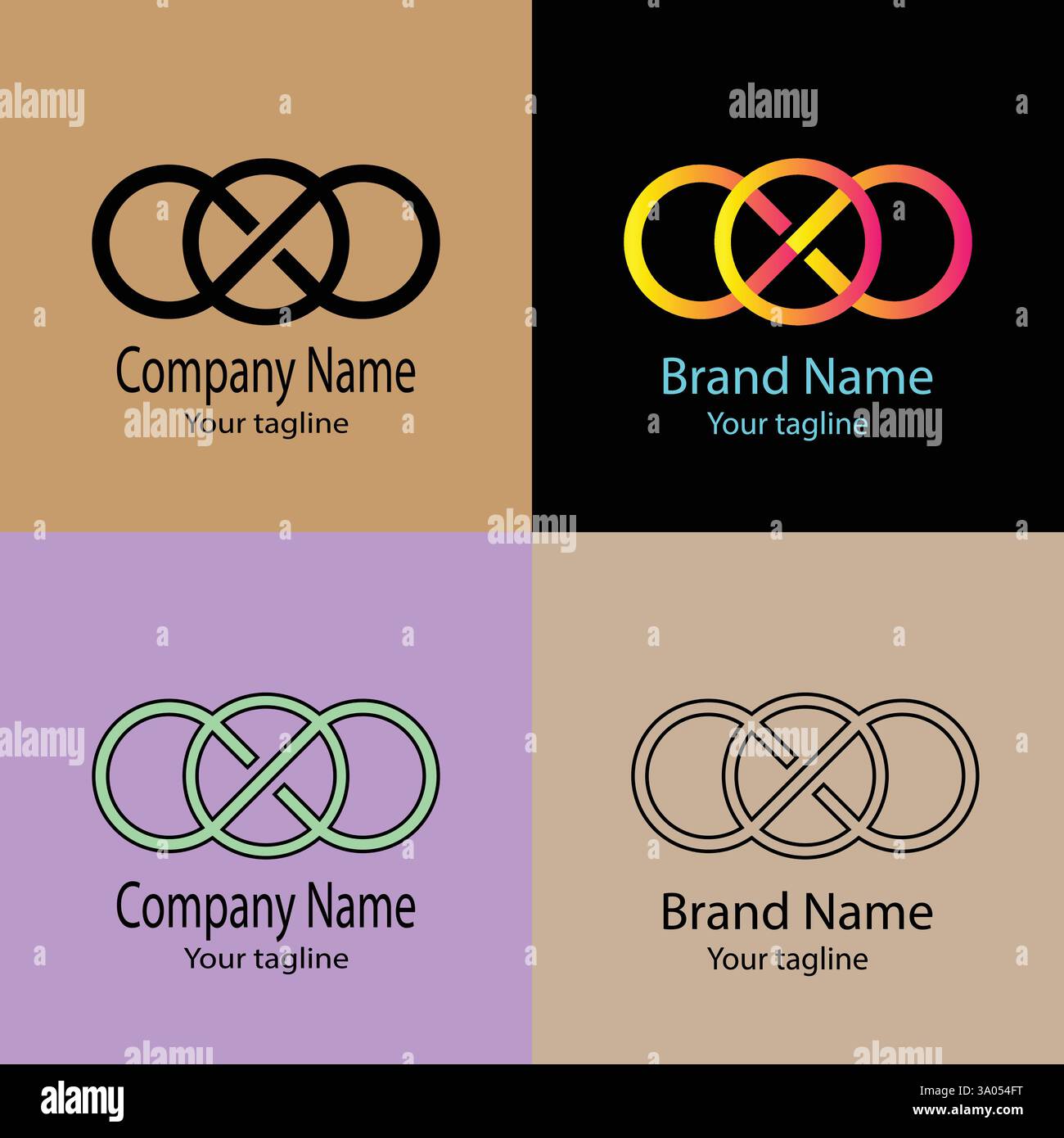 Professional Unique Latest logo design with different designs of the ...