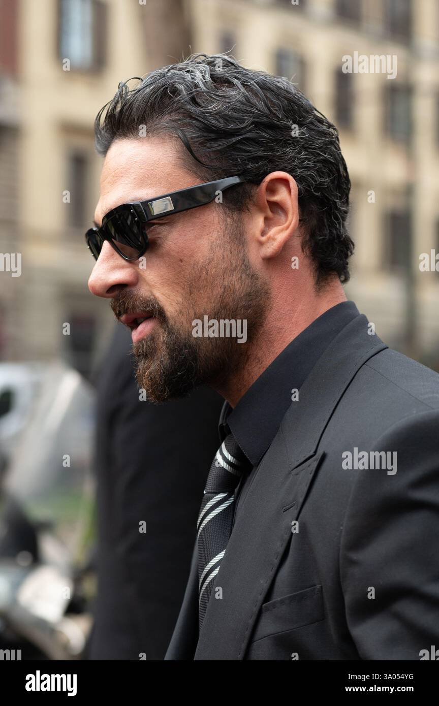 Milano, Italy. 01st Mar, 2025. Michele Morrone during the Dolce ...