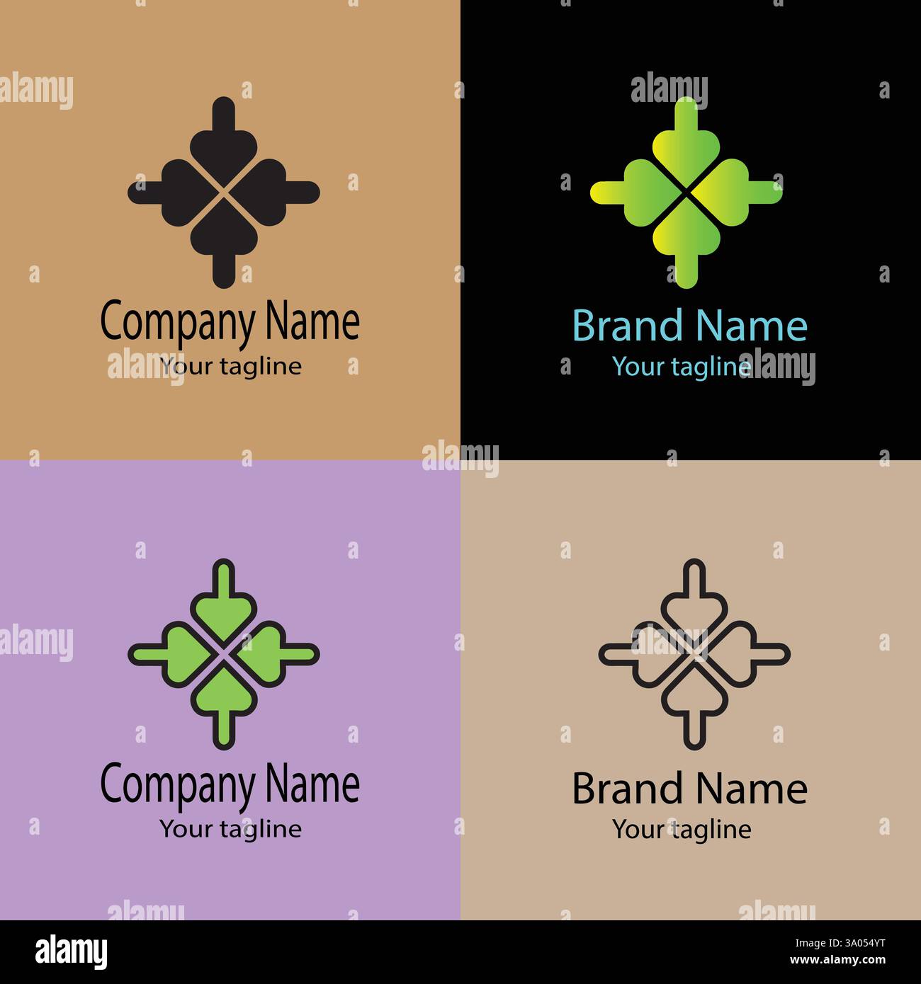 Professional Unique Latest logo design with different designs of the ...