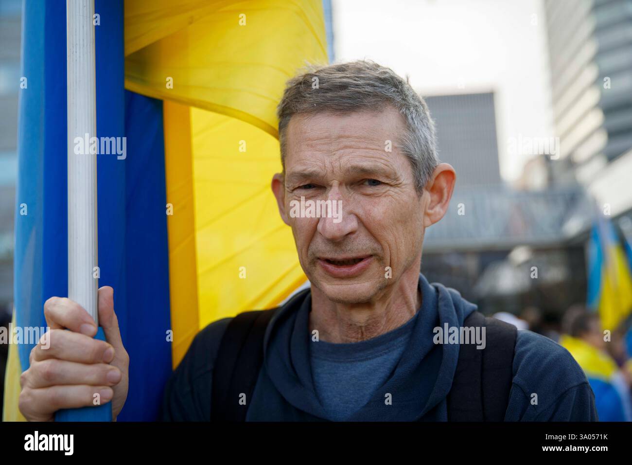 Over one hundred people rallied in Portland, Oregon on March 1, 2025 ...