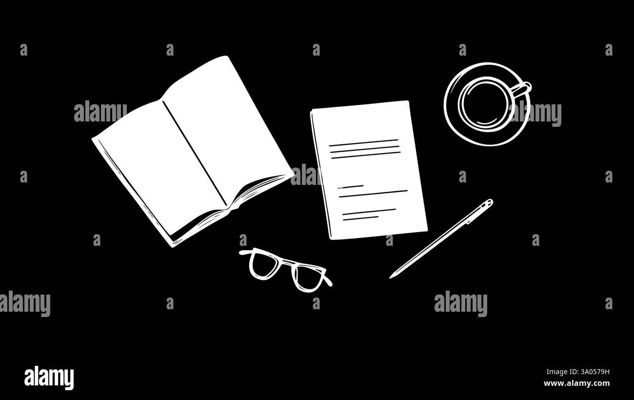 Overhead view art Black and White Stock Photos & Images - Alamy