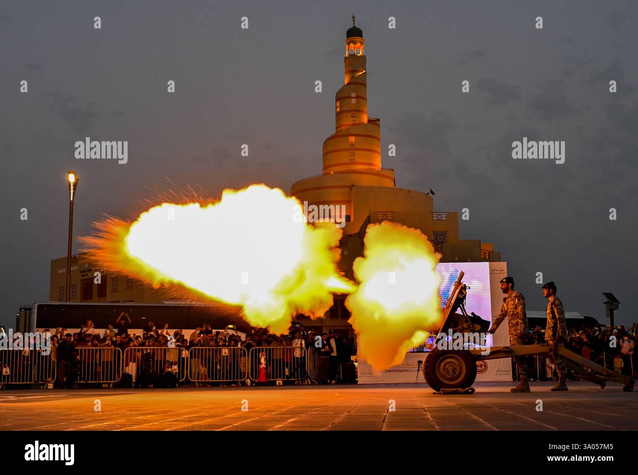 First Day Of Ramadan 2025 In Doha The Qatari armed forces fire the ...