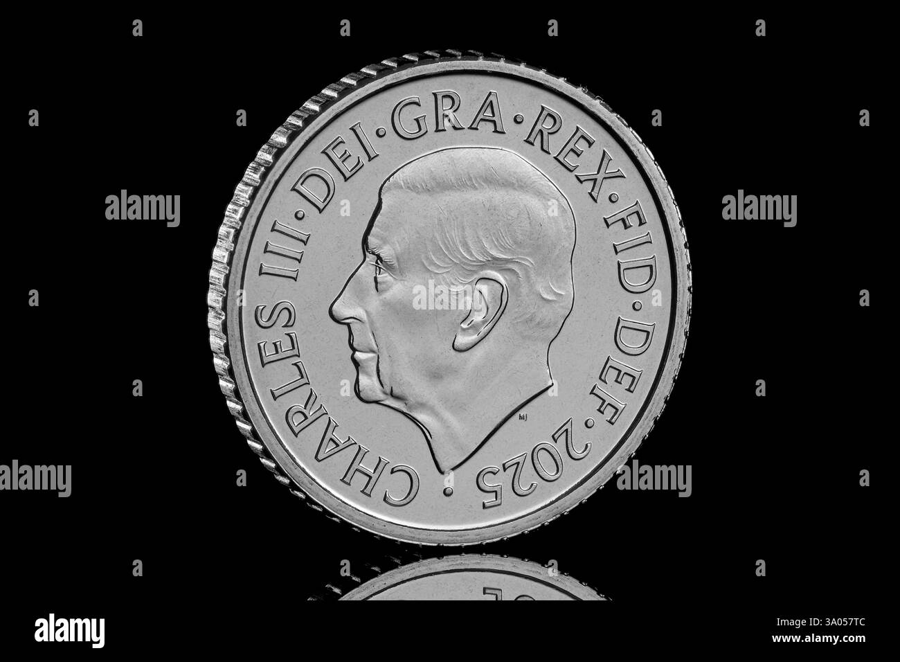 2025 United Kingdom KIng Charles III Five Pence Coin Stock Photo - Alamy