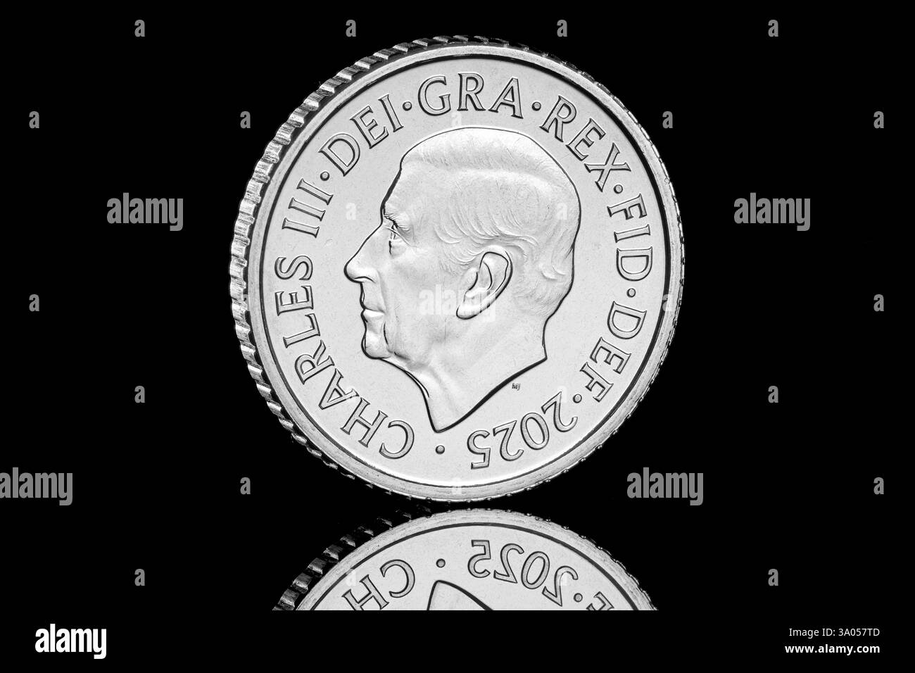 2025 United Kingdom KIng Charles III Five Pence Coin Stock Photo - Alamy