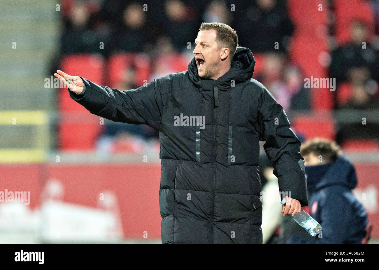 Aalborg, Denmark. 02nd Mar, 2025. FC Copenhagen's coach Jacob Neestrup ...