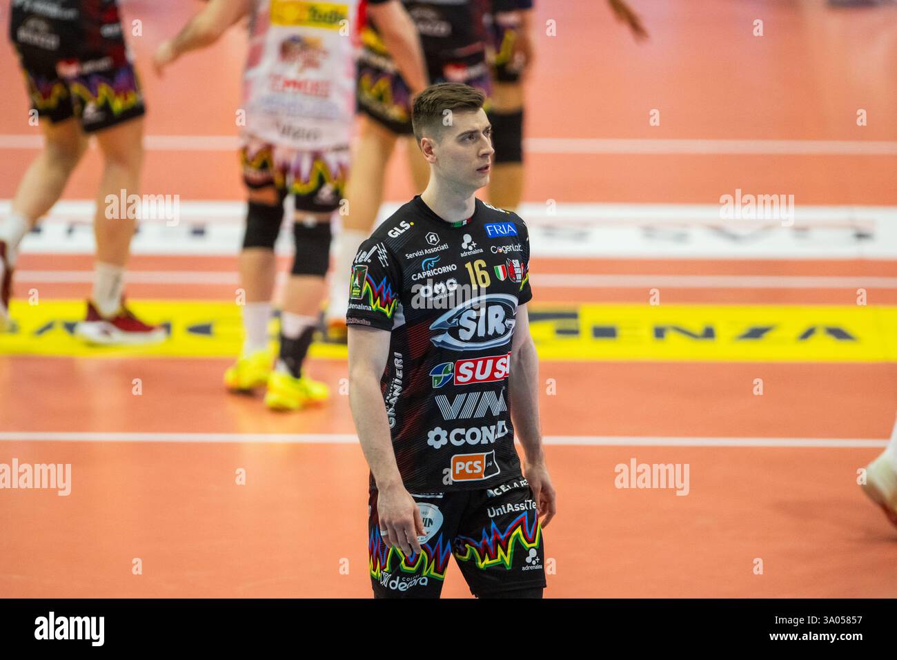 Kamil Semeniuk ( Sir Susa Vim Perugia ) during Gas Sales Bluenergy ...