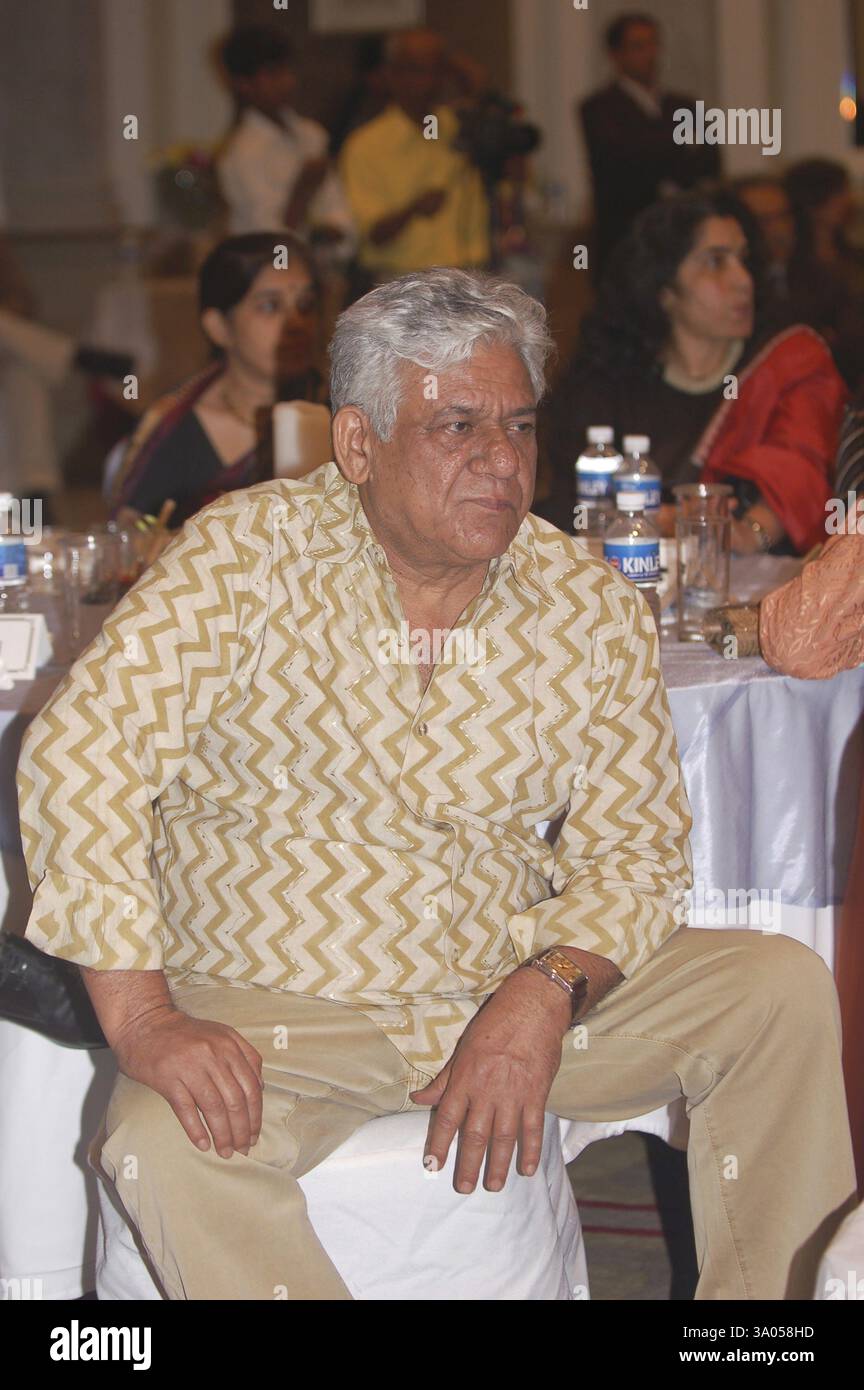 Actor om puri, India NO MR Stock Photo - Alamy