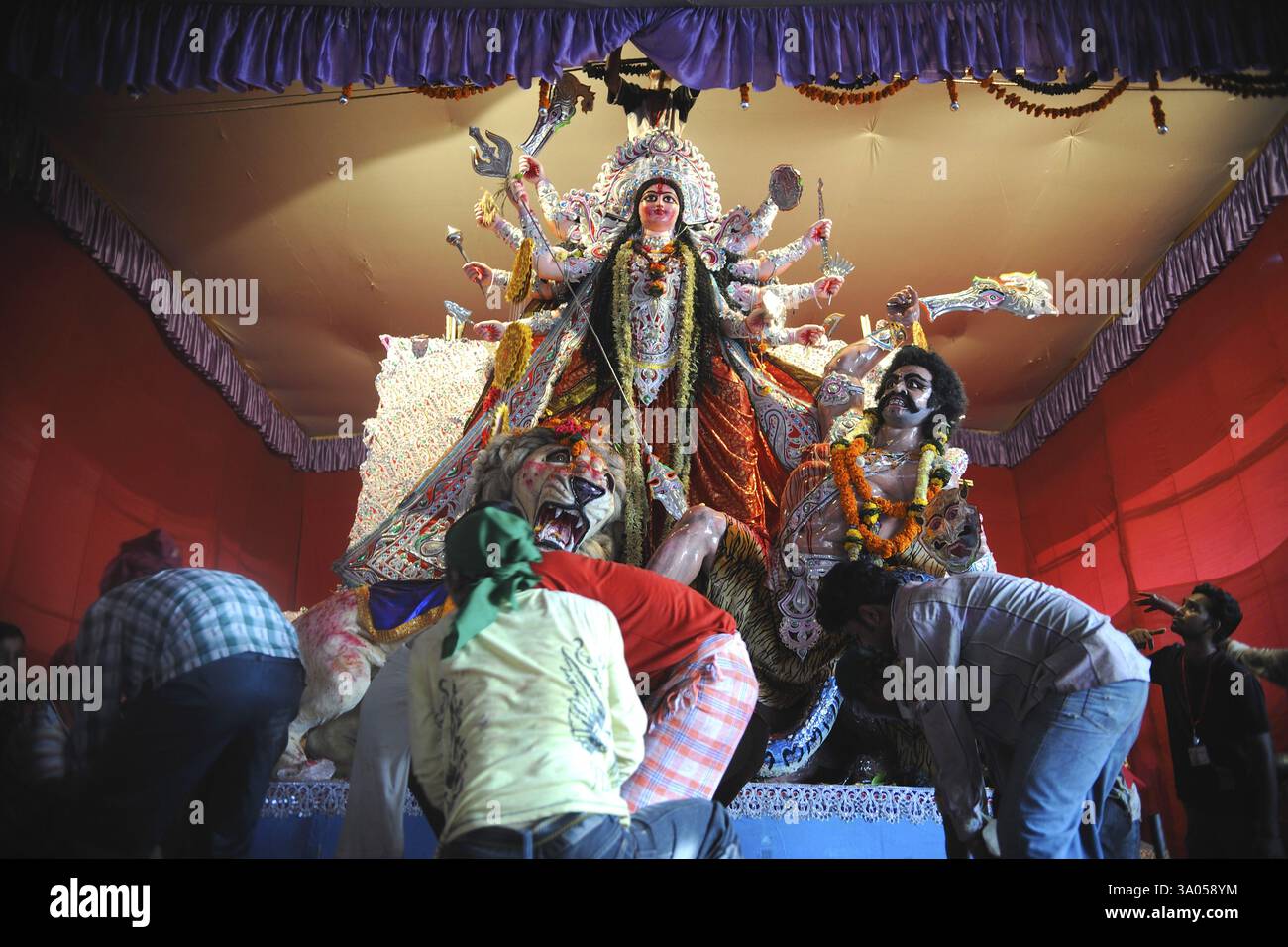 Durga pooja, Bombay Mumbai, Maharashtra, India, Asia Stock Photo - Alamy