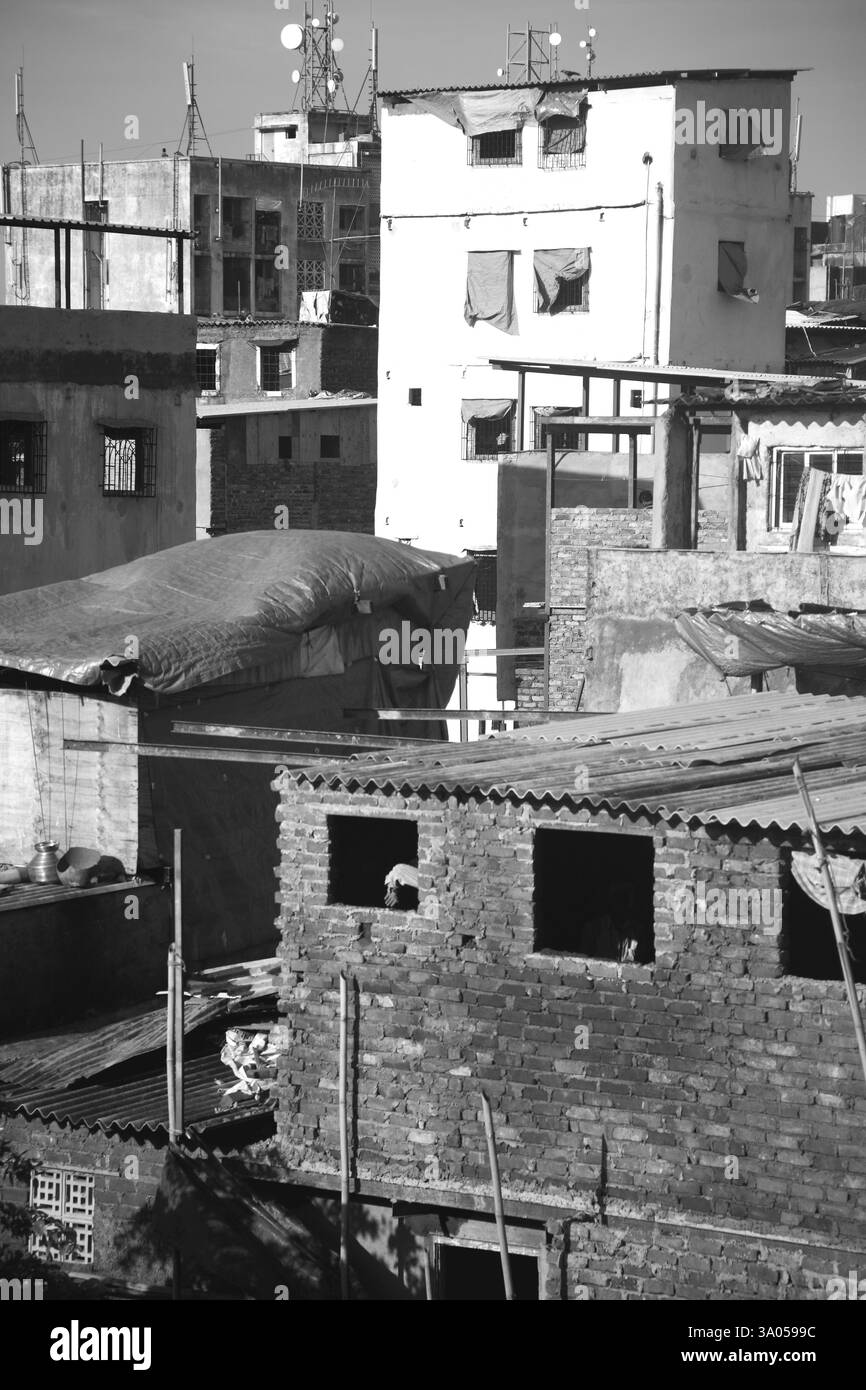 Slum Behram Naupada at Anant Kanekar Marg, Bandra, Bombay Mumbai ...