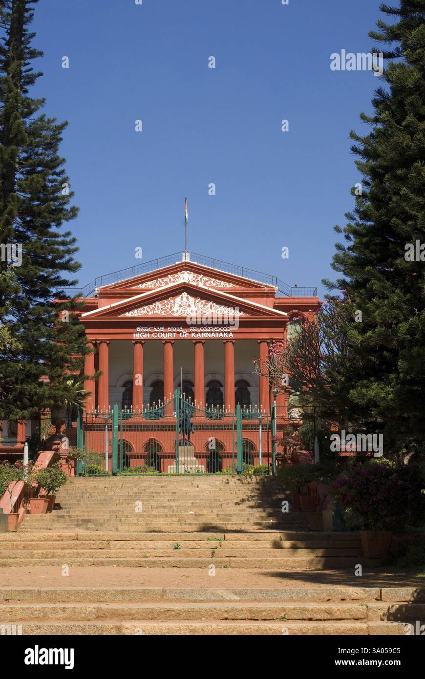 Magnificent building of high court, Bangalore, Karnataka, India, Asia ...
