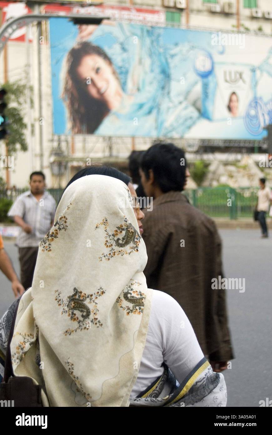 Aishwarya Rai Hoarding at Road crossing, Dhaka, Bangladesh, Asia Stock ...