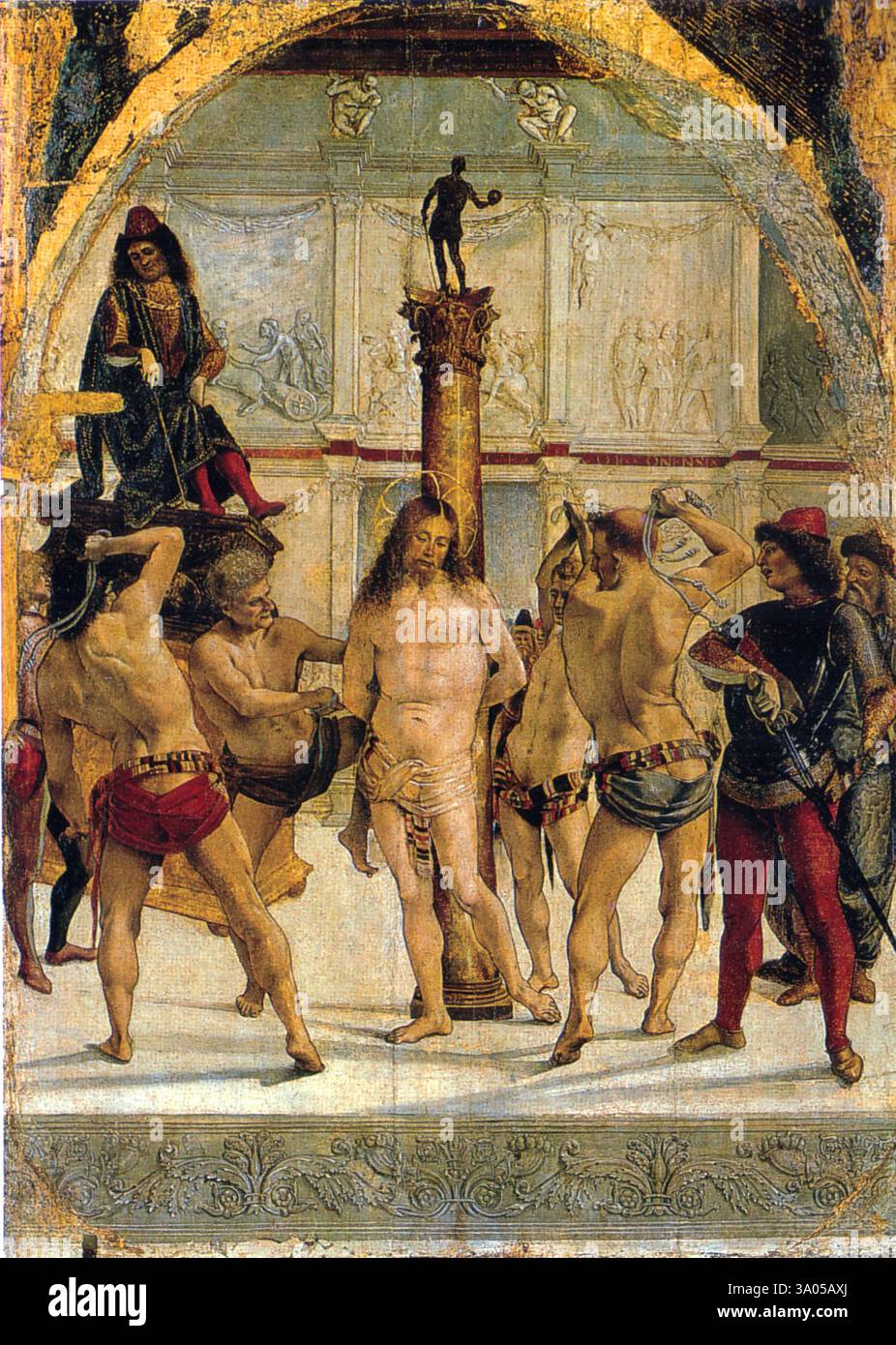 Flagellation of Christ Luca Signorelli Stock Photo - Alamy