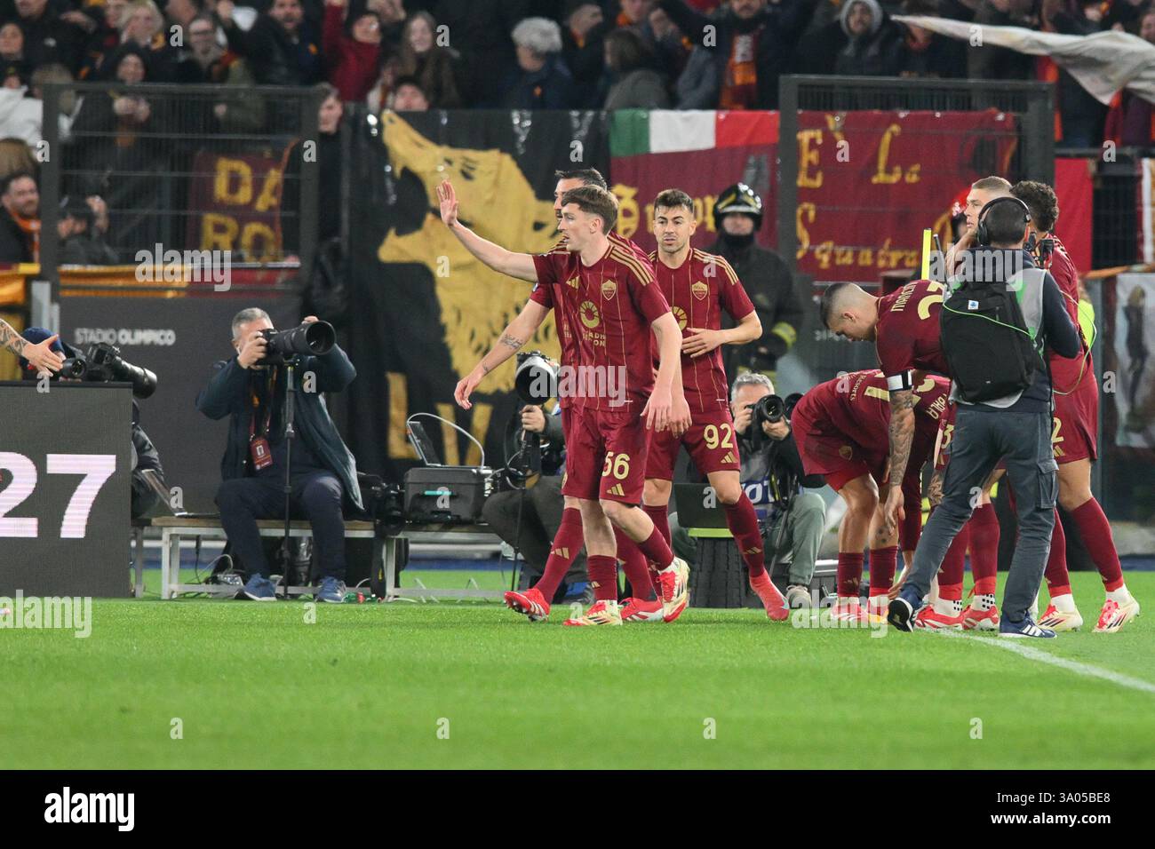 Stadio Olimpico, Rome, Italy. 2nd Mar, 2025. Serie A Football; Roma ...