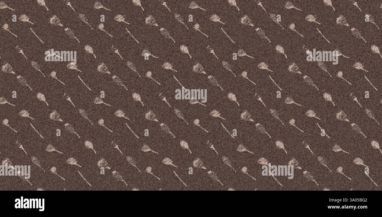 Mocha brown linen floral patterns seamless patterns border design ...
