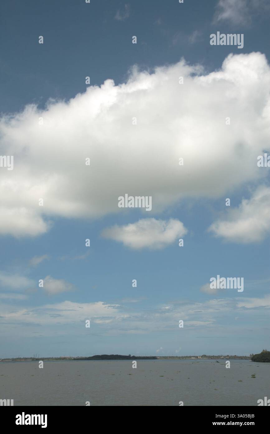 Sky view at Marinedrive, Kochi Cochin, Kerala, India 6-August-2008 ...