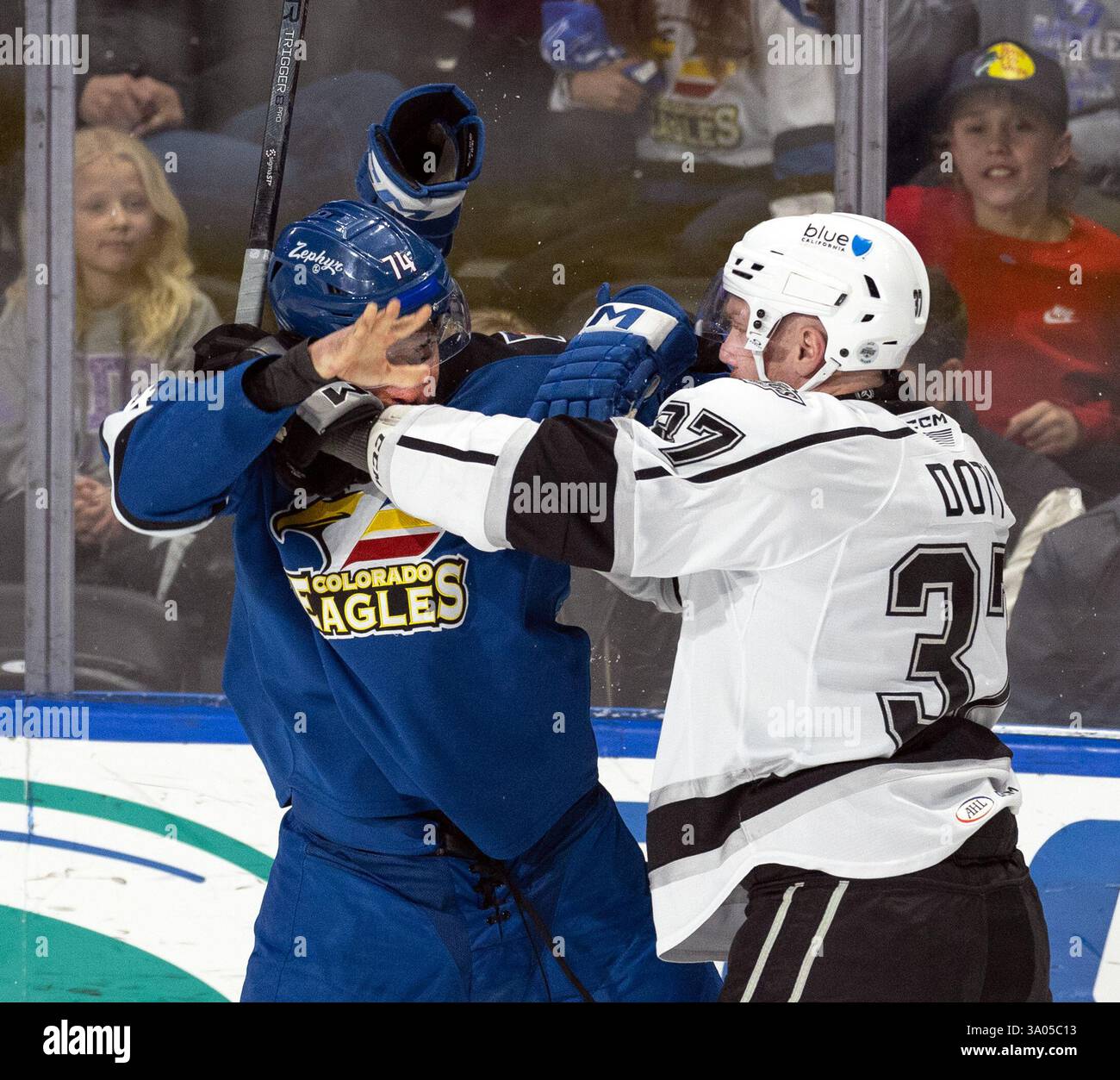 Loveland, Colorado, USA. 2nd Mar, 2025. Eagles D DEVANTE STEPHENS ...