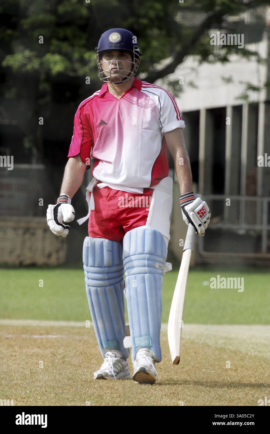 Master Blaster Sachin Tendulkar net practicing in Bombay Mumbai ...