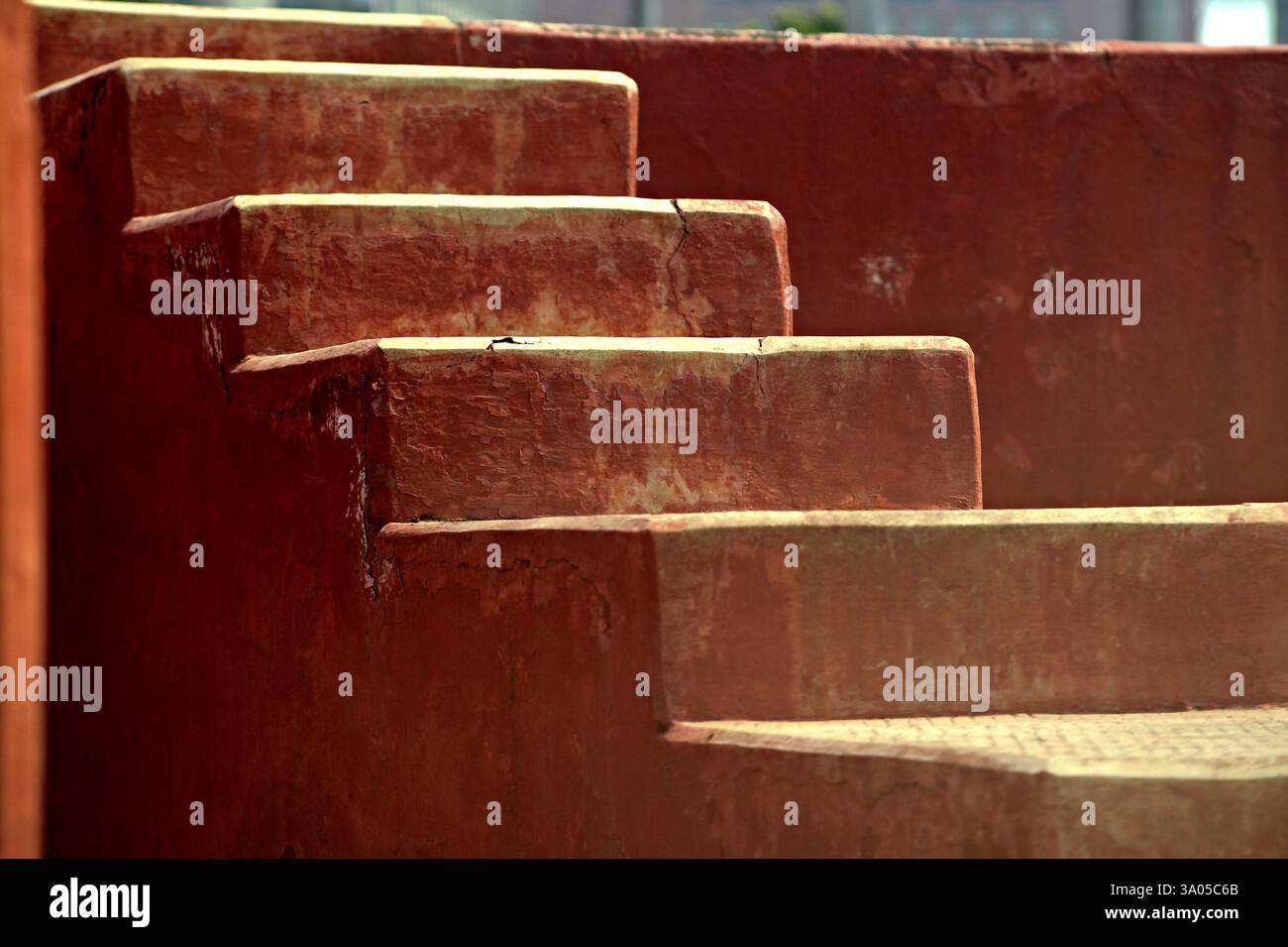 Steps of Jantar Mantar, 1725 AD, New Delhi, India, Asia Stock Photo - Alamy