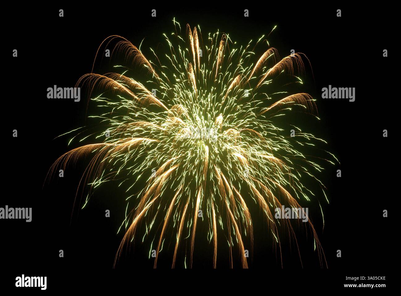 Crackers magnificent red color firework in sky celebrating Gudi Padva New year at district Thane ...