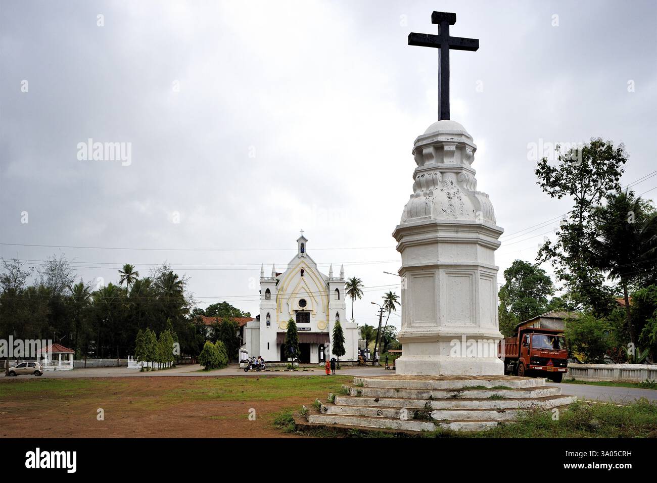 Old church, Chandor near Margao, South Goa, Goa, India, Asia Stock ...