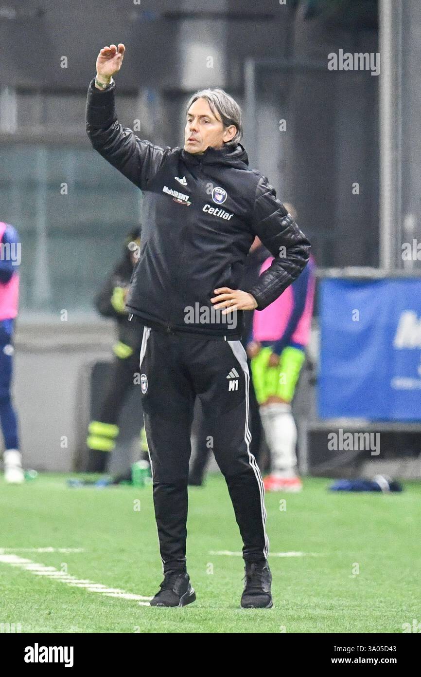 Reggio Emilia, Italy. 01st Mar, 2025. Head Coach Filippo Inzaghi (Pisa ...
