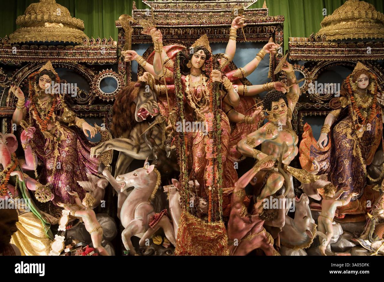 Idol of Goddess Durga, Durga Pooja dassera Vijayadasami Festival ...