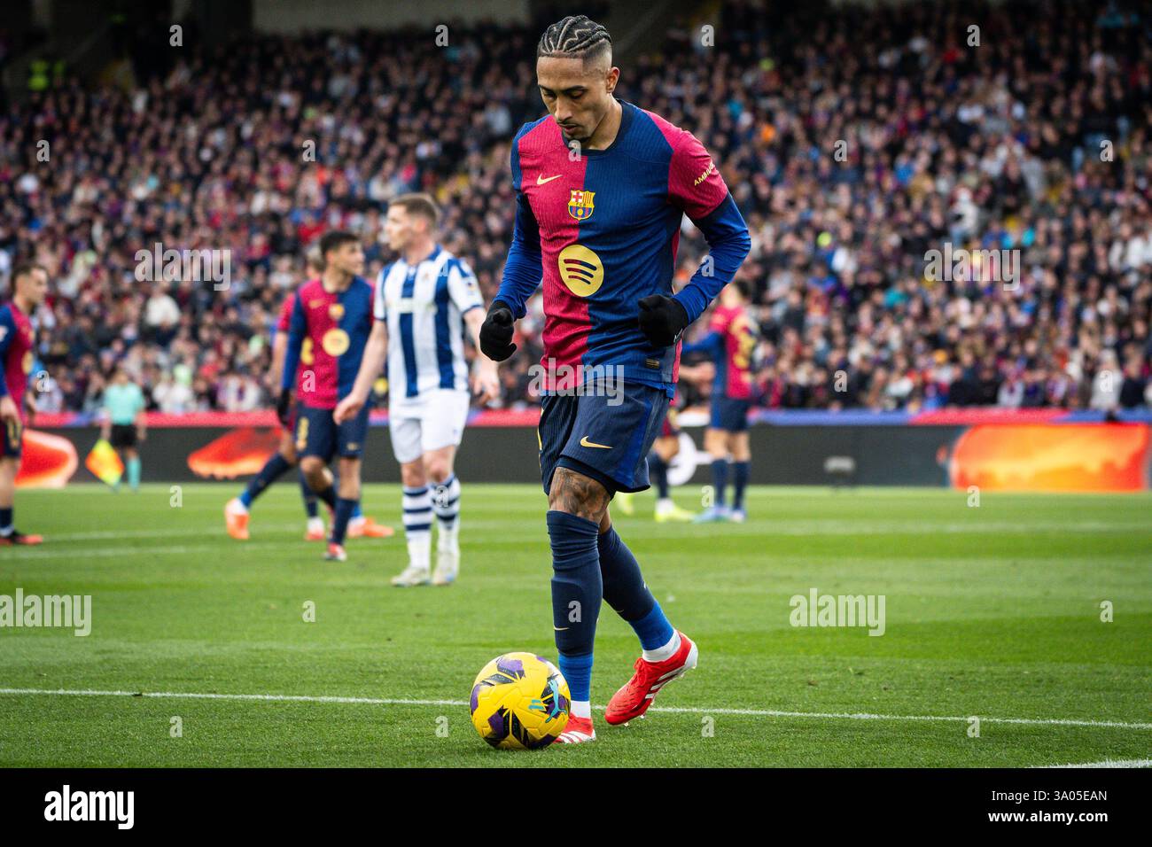 Raphael DIAS BELLOLI (Raphinha) of Barcelona during the Spanish championship La Liga football ...