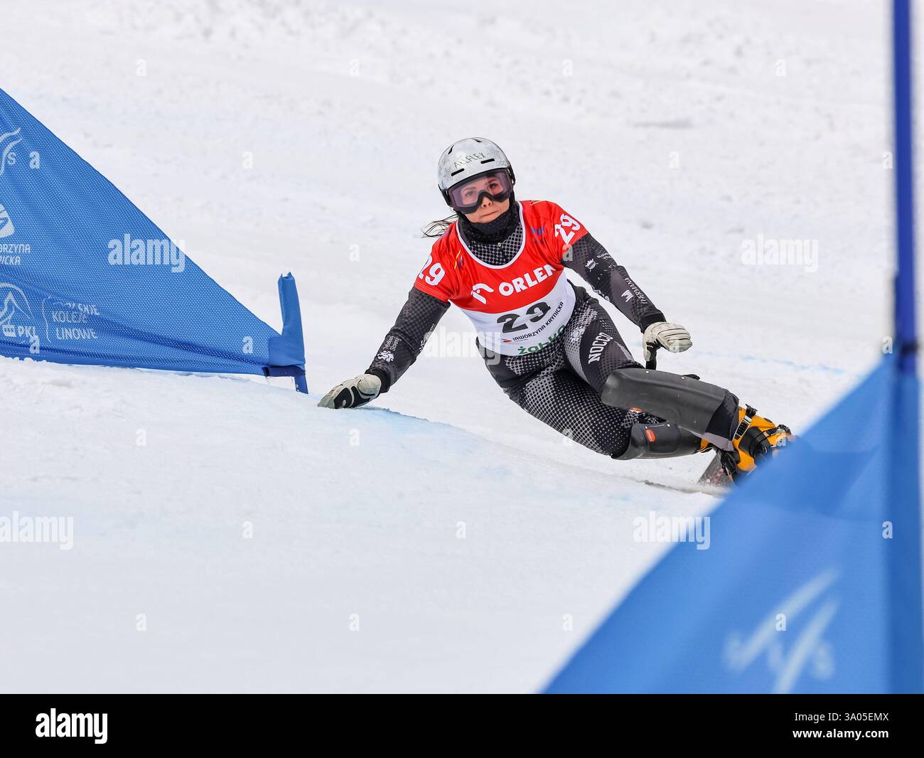 Gloria Kotnik of Poland competes in Parallel Giant Slalom, FIS ...